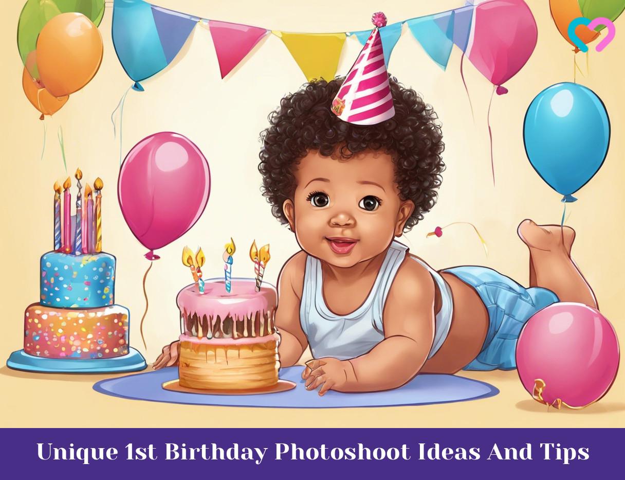 35+ Unique 1st Birthday Photoshoot Ideas And Tips | MomJunction