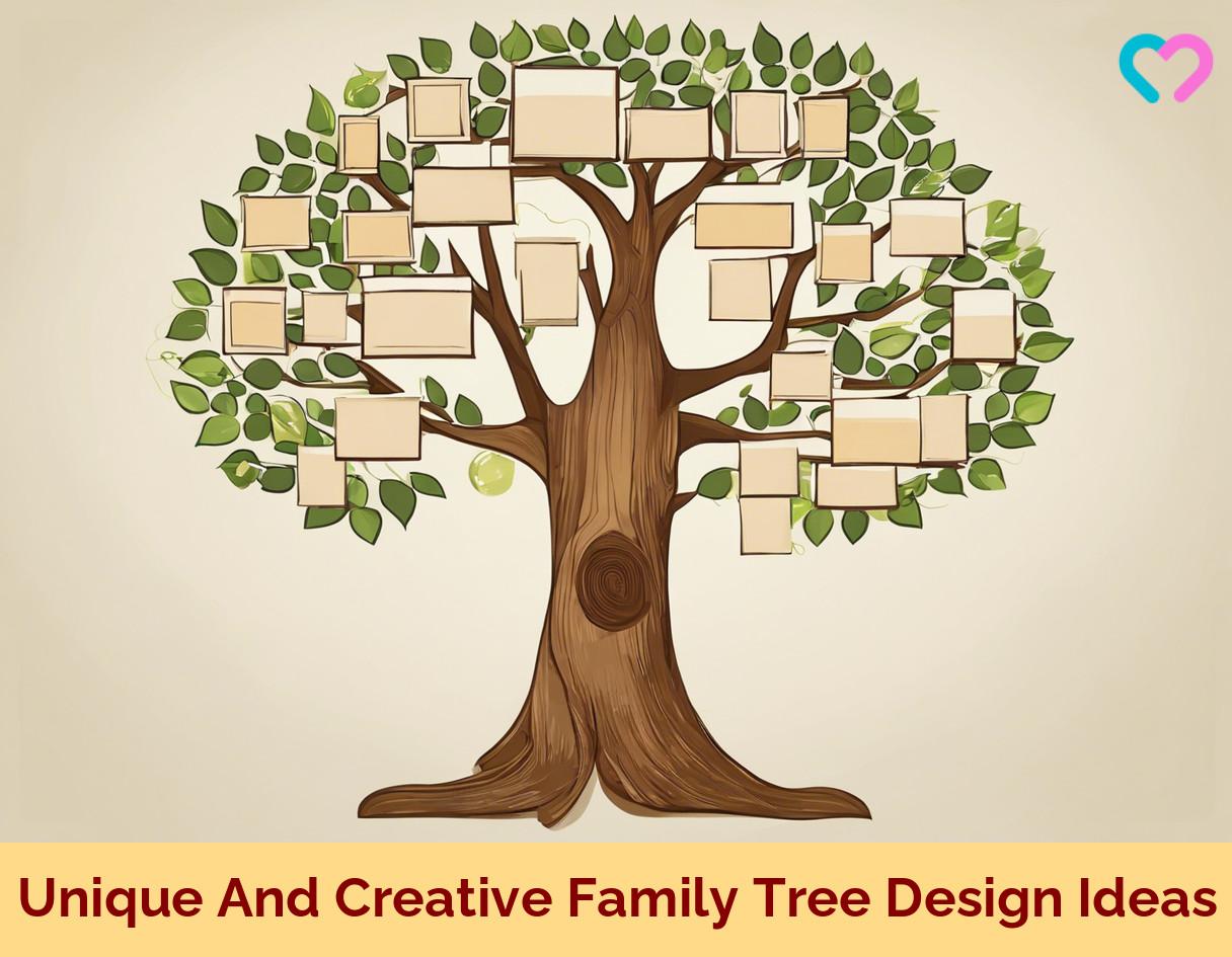 45 Unique And Creative Family Tree Design Ideas | MomJunction