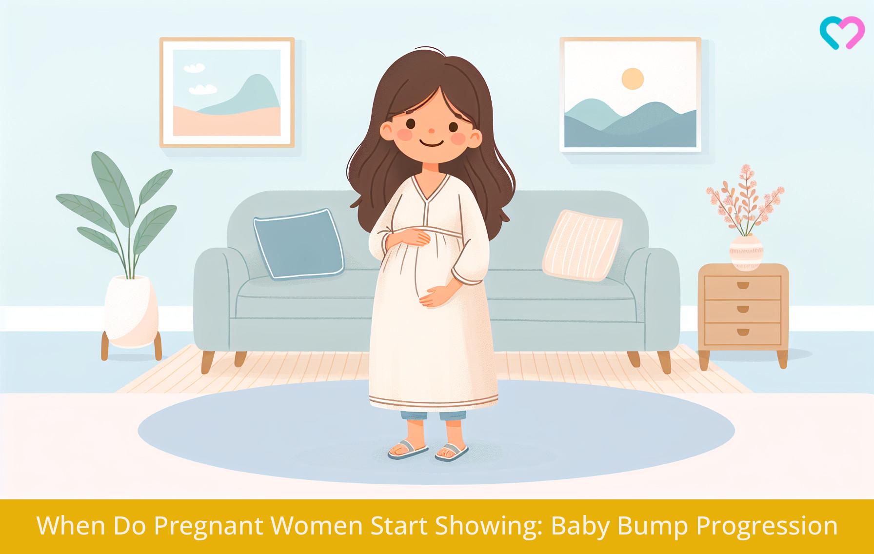 When Do Pregnant Women Start Showing: Baby Bump Progression | MomJunction
